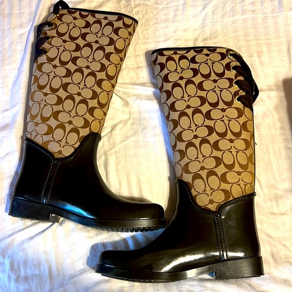 Coach | Shoes | Coach Rain Boots | Poshmark